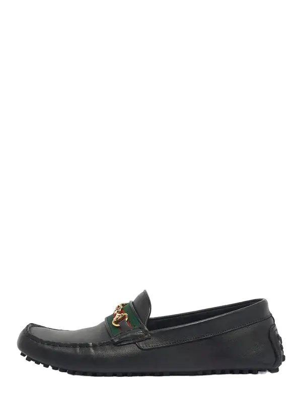 Gucci Web-detail Loafers - Black