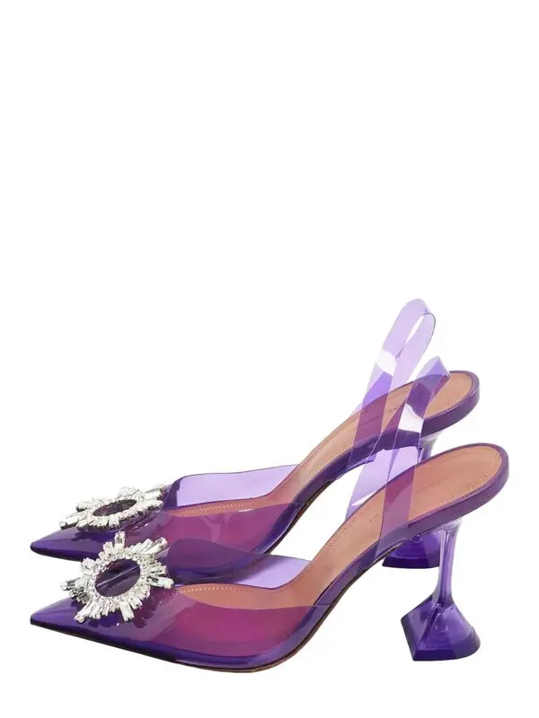 Amina Muaddi Begum Sunburst Pumps - Purple
