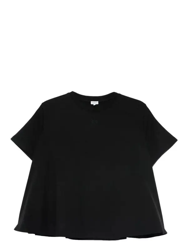 Loewe Logo-embroidered T-shirt - Black