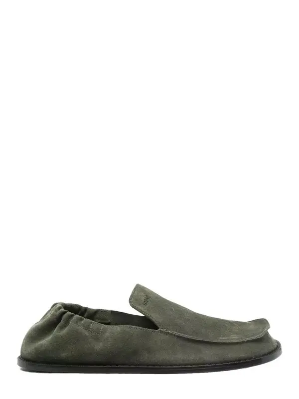 Loewe Round-toe Loafers - Green