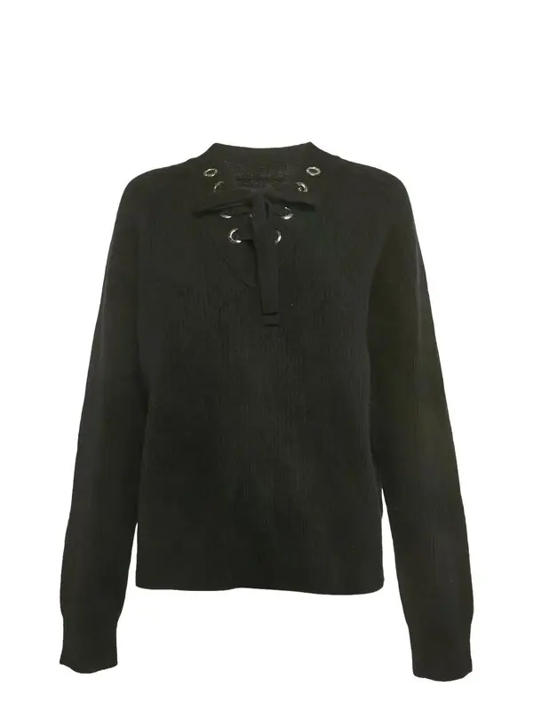 Zadig&Voltaire Lace-up Sweatshirt - Black