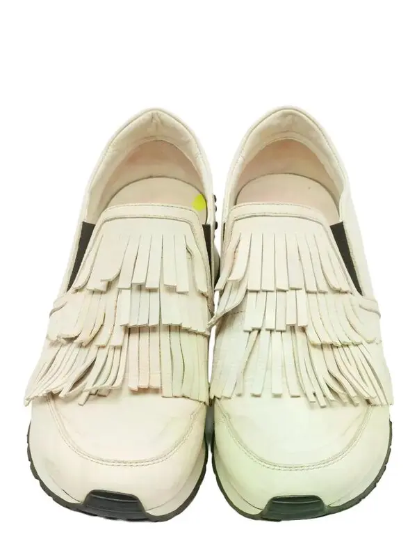 TOD'S Fringe Slip-on Sneakers - Neutrals