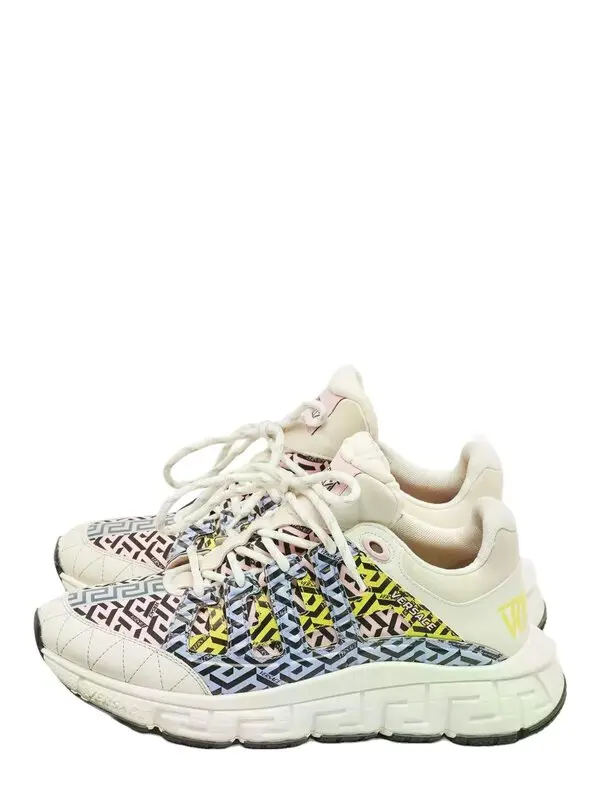 Versace Trigreca Lace-up Sneakers - Neutrals