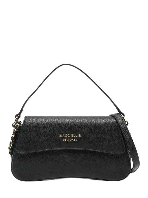 MARC ELLIS Chain-embellished Crossbody Bag - Black