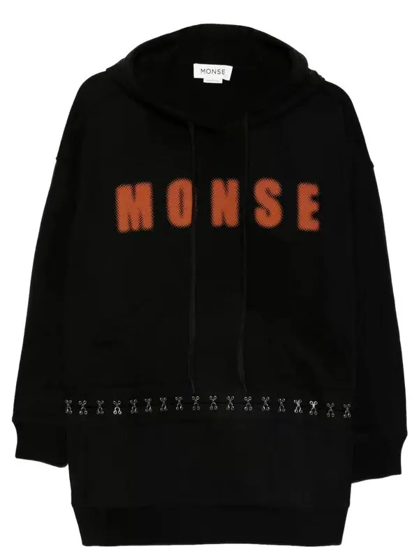 Monse Logo-printed Dress - Black
