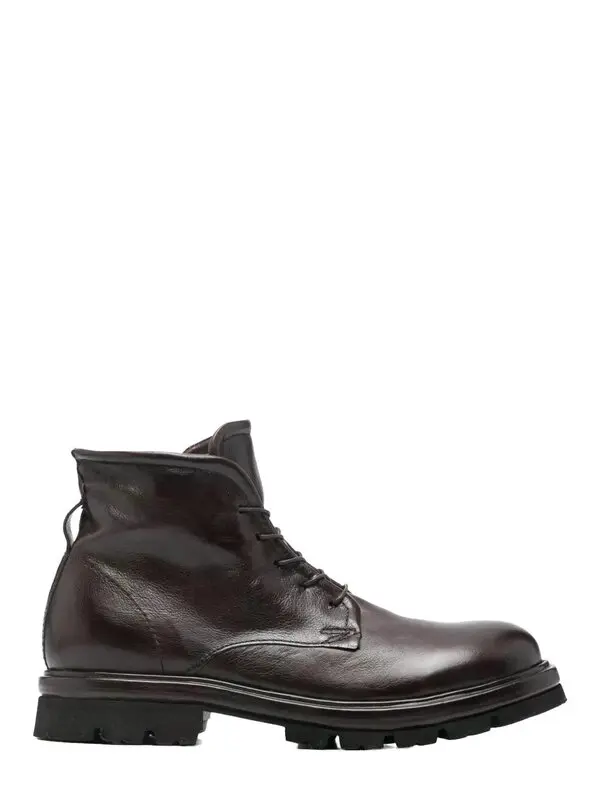 A.S.98 Lace-up Leather Boots - Brown