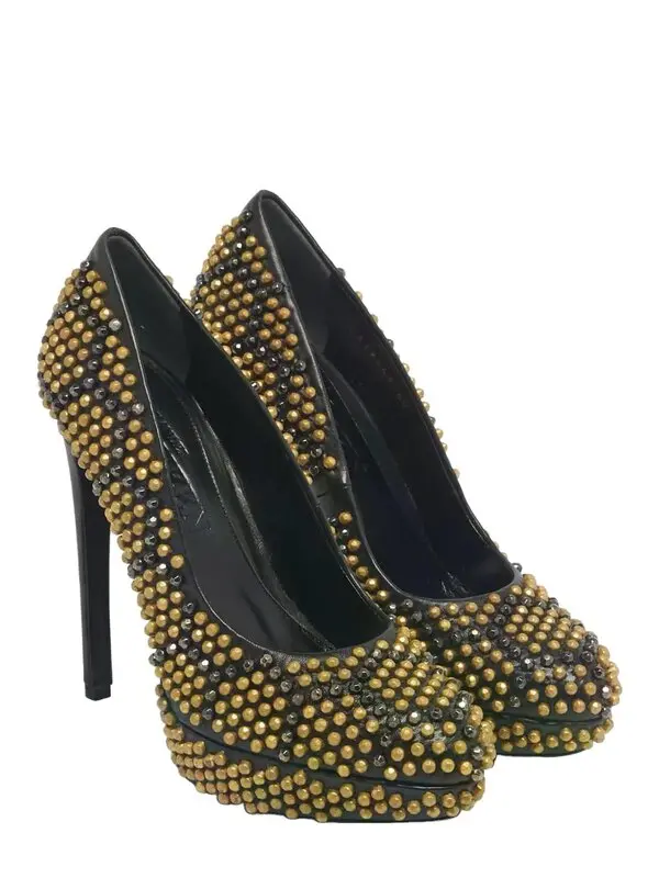 Alexander McQueen Stud-embellished Pumps - Black