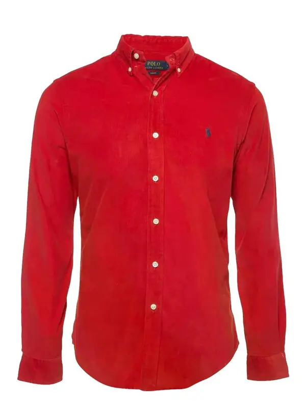Polo Ralph Lauren Corduroy Slim-fit Shirt - Red
