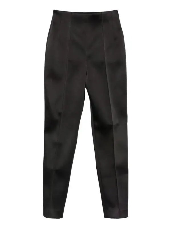 Wardrobe.NYC High-waisted Tailored Trousers - Black