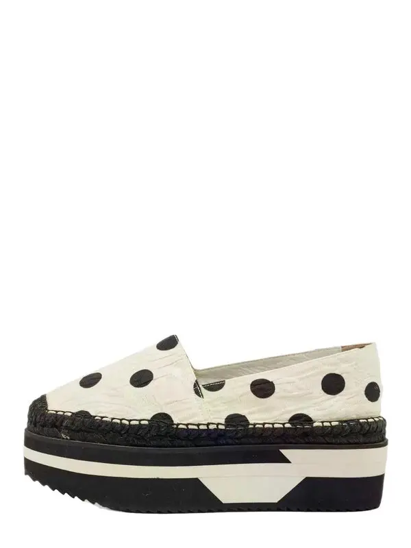 Dolce & Gabbana Polka-dot Platform Espadrilles - Neutrals