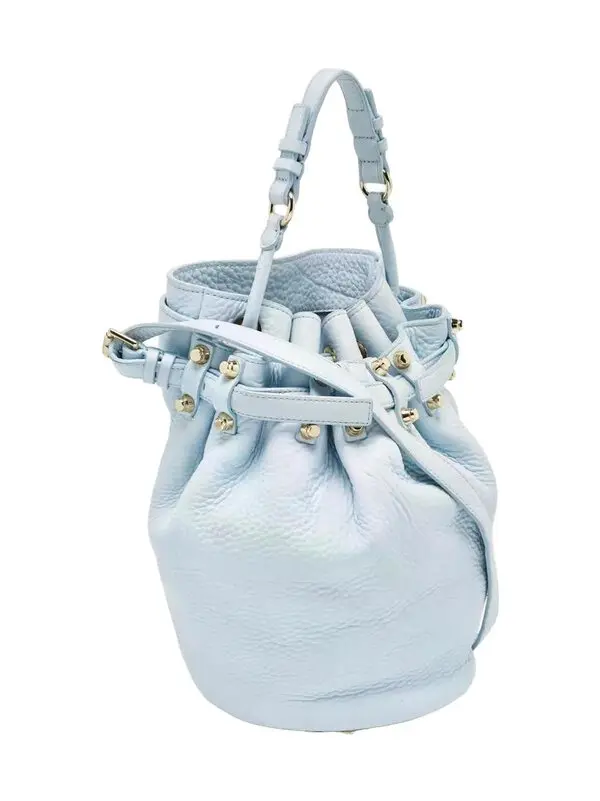 ALEXANDER WANG Diego Leather Bucket Bag - Blue