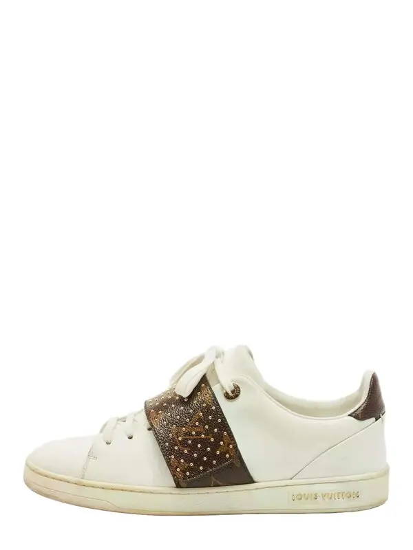 LOUIS VUITTON Monogram-band Sneakers - White