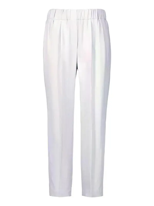 Brunello Cucinelli Cropped Trousers - White