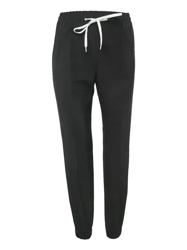 Miu Miu Elasticated-waistband Trousers - Black