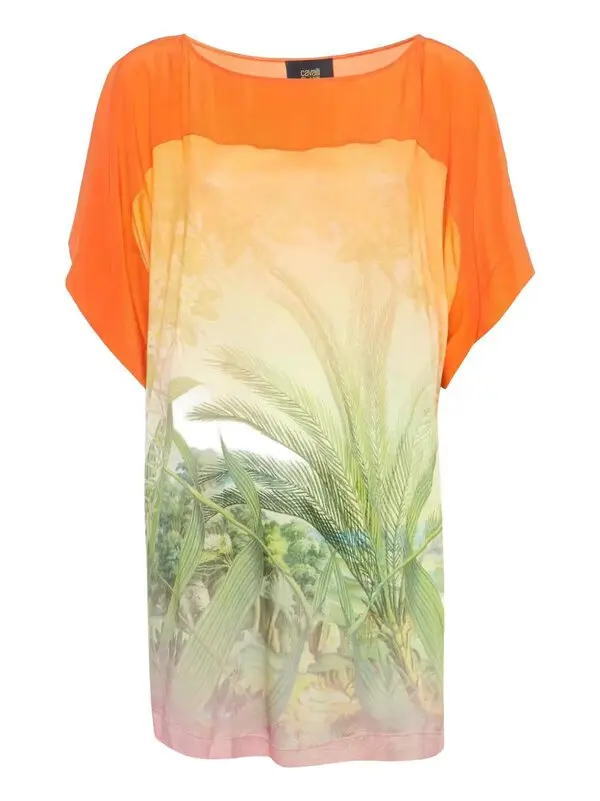 Just Cavalli Printed T-shirt - Orange