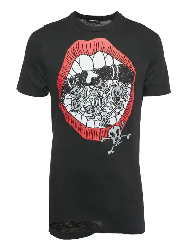 Dsquared2 Graphic-print T-shirt - Black