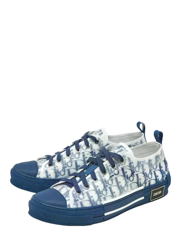Dior B23 Oblique Lace-up Sneakers - Blue