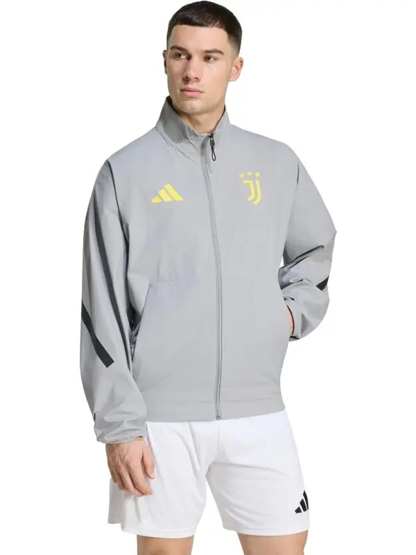 Adidas Juventus Fc Z.n.e. Anthem Jacket - Light Onix