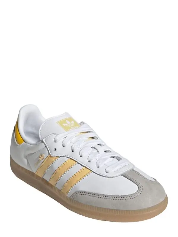 Adidas Samba Og Shoes - Cloud White / Orange Tint / Yellow
