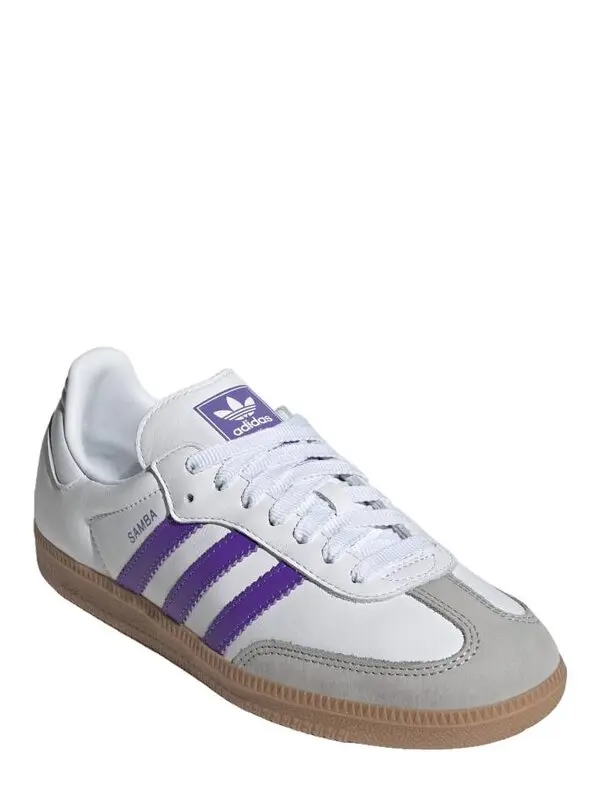 Adidas Samba Og Sneakers - Cloud White / Purple Rush / Grey One
