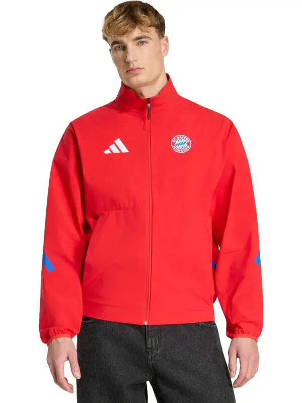 Adidas Fc Bayern Z.n.e. Anthem Jacket - Red