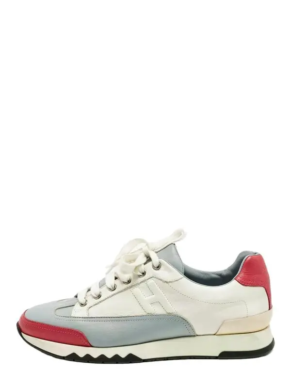 Hermès Trail Leather Sneakers - White