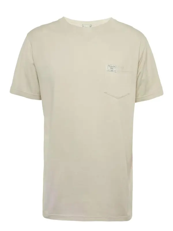 Dior 1947 Embroidered Logo T-shirt - Neutrals