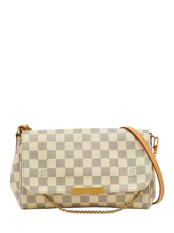 LOUIS VUITTON 2014 Mm Favorite Damier-èbene Shoulder Bag - Neutrals