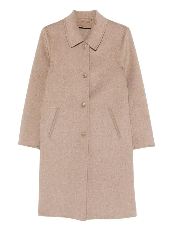 Seventy Bottoned Coat - Brown