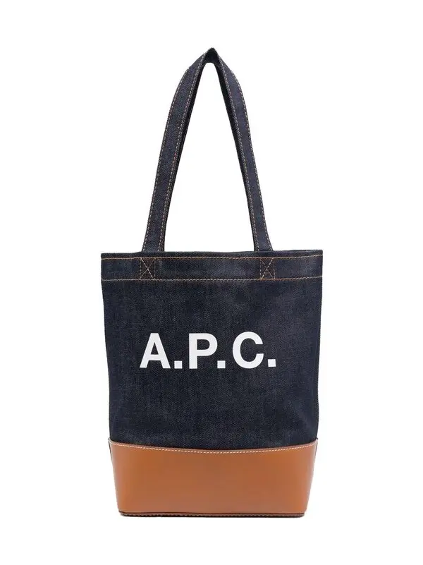 A.p.c. Axel Tote Small - Brown