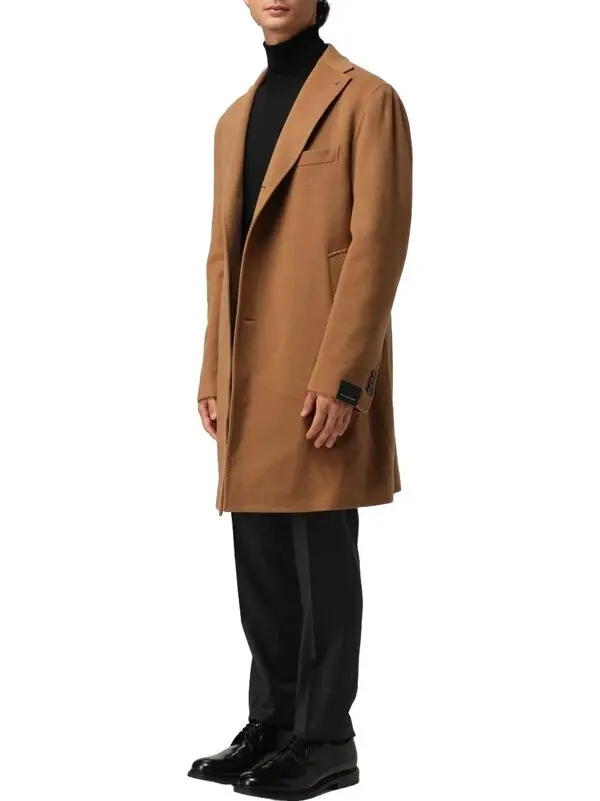 Tagliatore Bruce Cashmere Coat - Beige