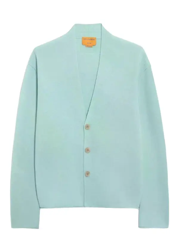 Guest In Residence Everywear Buttoned Cardigan - Blue