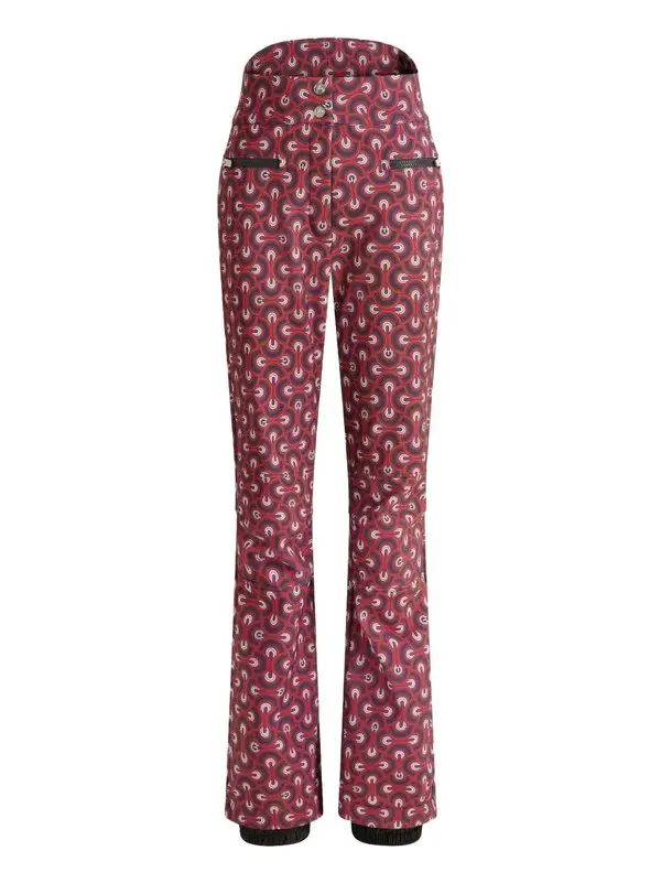 Fusalp Diana Patterned Ski Pants - Red