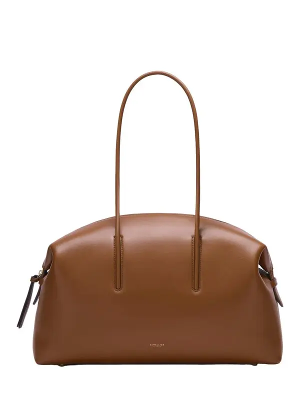 DEMELLIER The Stockholm Bowling Bag - Tan Fine Grain