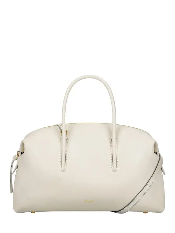 DEMELLIER Stockholm Handbag - Chalk Fine Grain