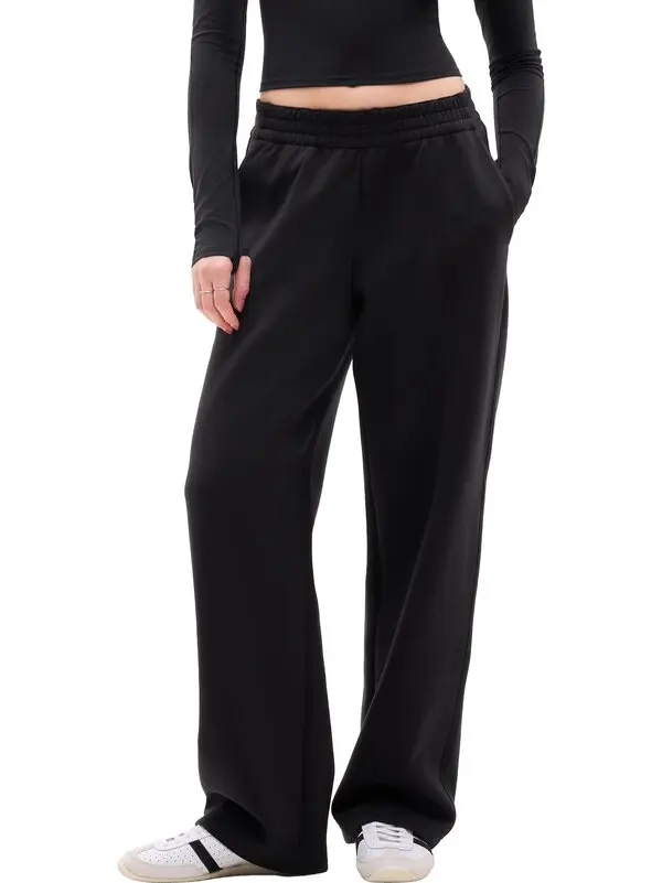 Athleta Form Knit Mid-rise Straight Pant - Black