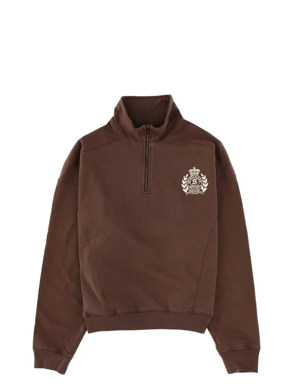 SPORTY & RICH Sweatshirt With Logo - Brown