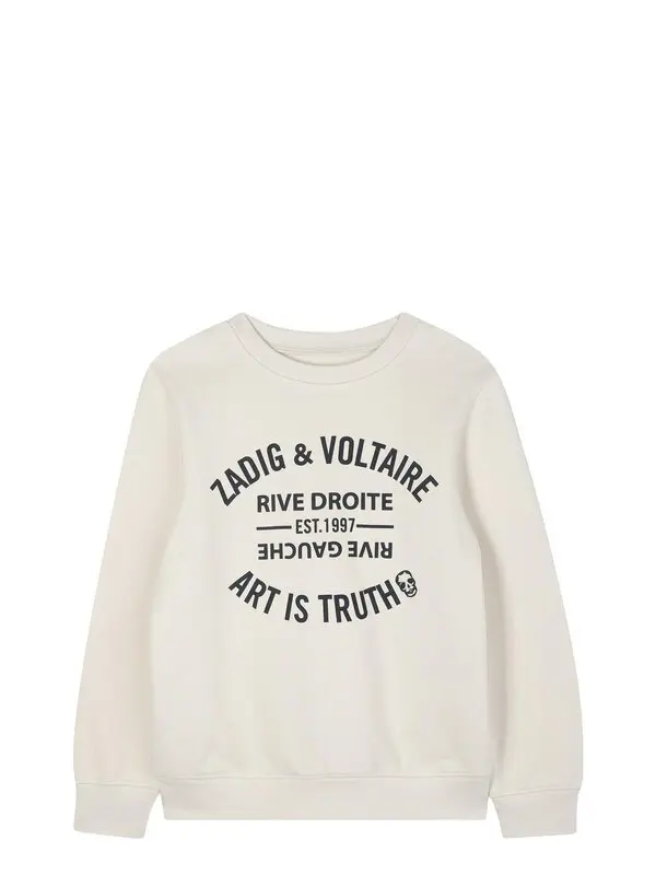 Zadig&Voltaire Sweatshirt With Logo - Beige