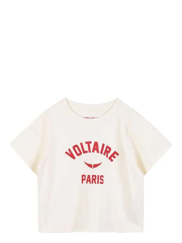 Zadig&Voltaire T-shirt With Logo - Powder