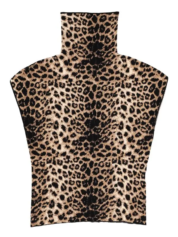 CIRCUS HOTEL Animal Print Top - Animalier