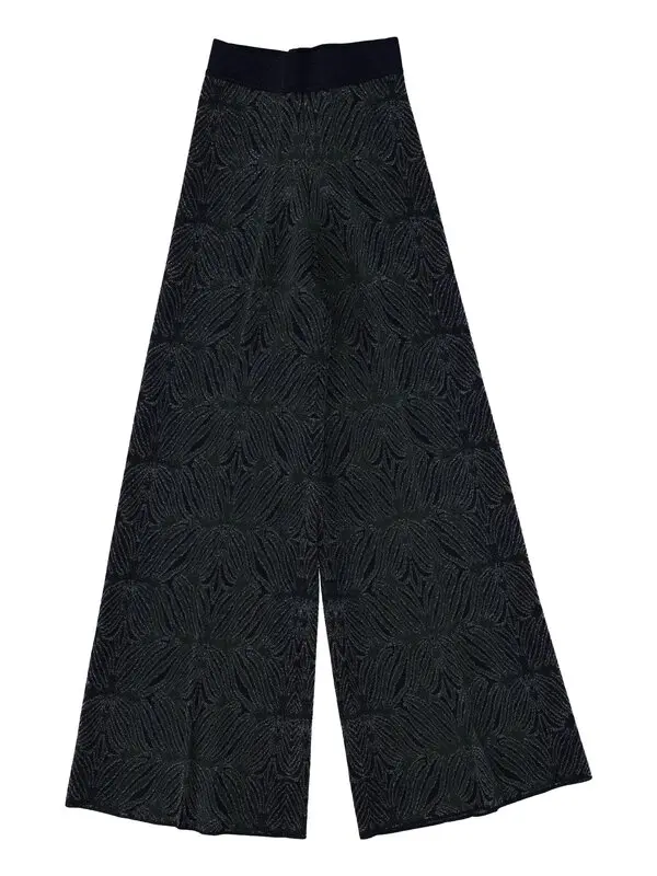 CIRCUS HOTEL Printed Wide Leg Pants - Multicolour