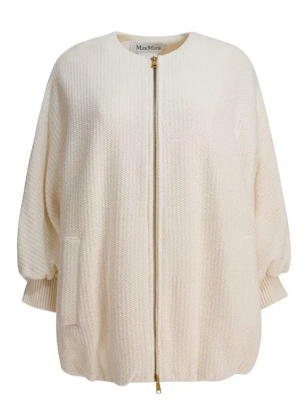 Max Mara Wool And Cashmere Jacket - White