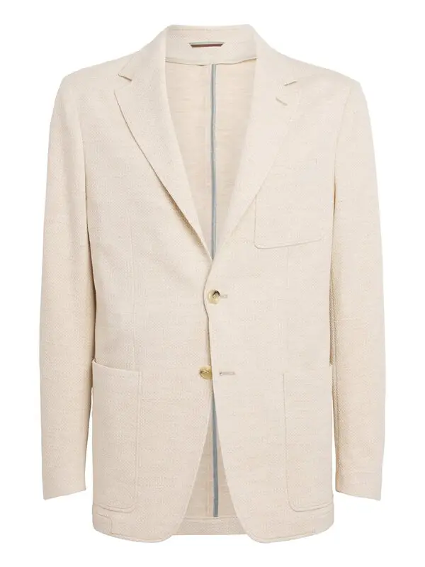 Canali Linen Blazer - Beige