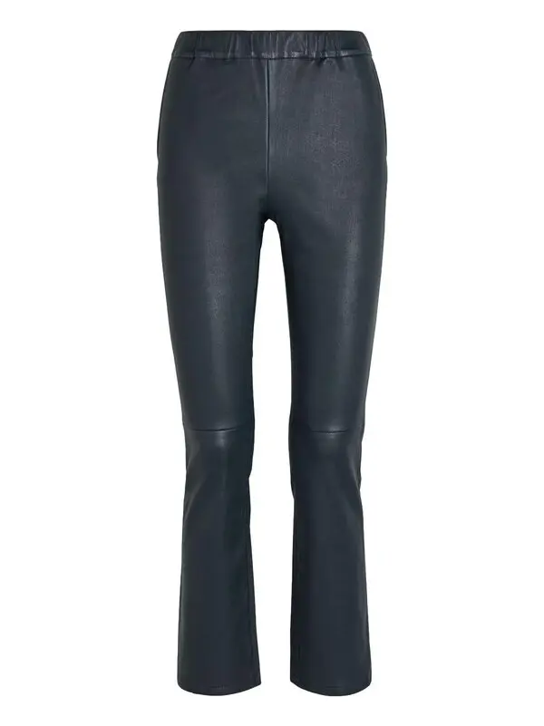 ARMA Kamilla Leather Trousers - Navy