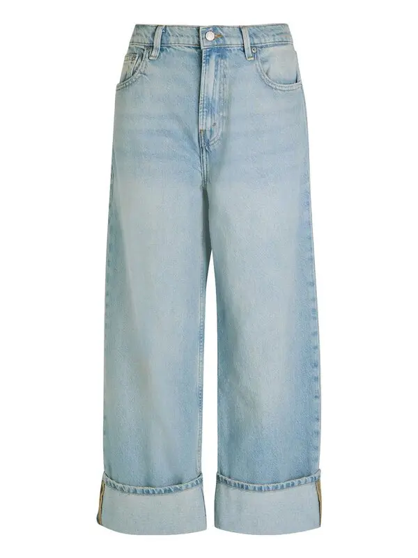 Good American Good Standard Baggy Straight-leg Jeans - Blue