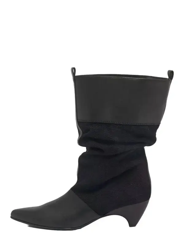Stella McCartney Canvas Ankle Boots - Black