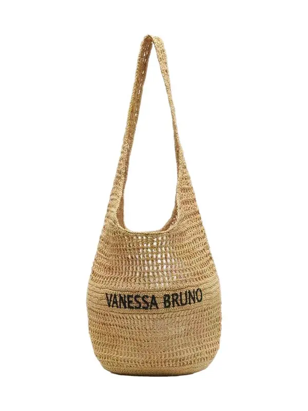 Vanessa Bruno Logo-detail Shoulder Bag - Neutrals