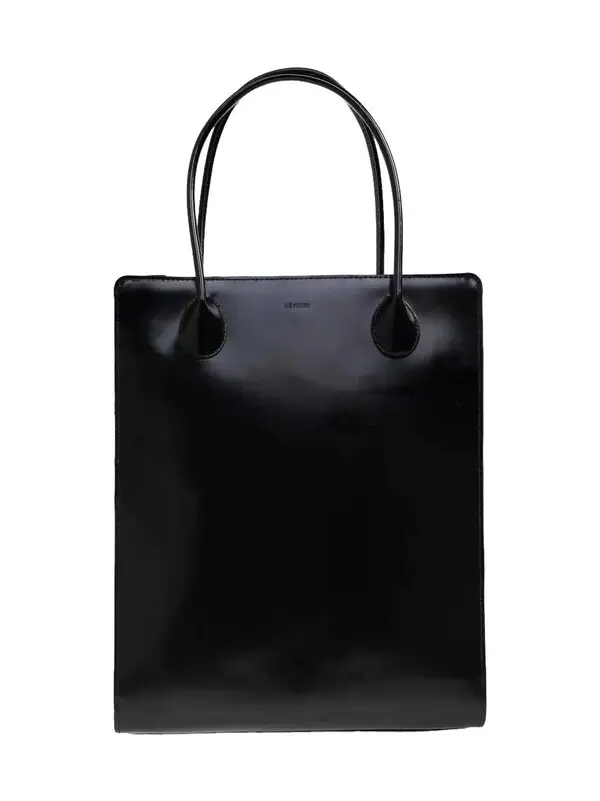 Lié Studio The Jane Patent Leather Tote Bag - Black