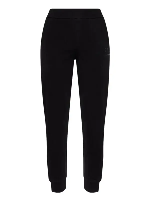 Emporio Armani Logo Trousers - Black