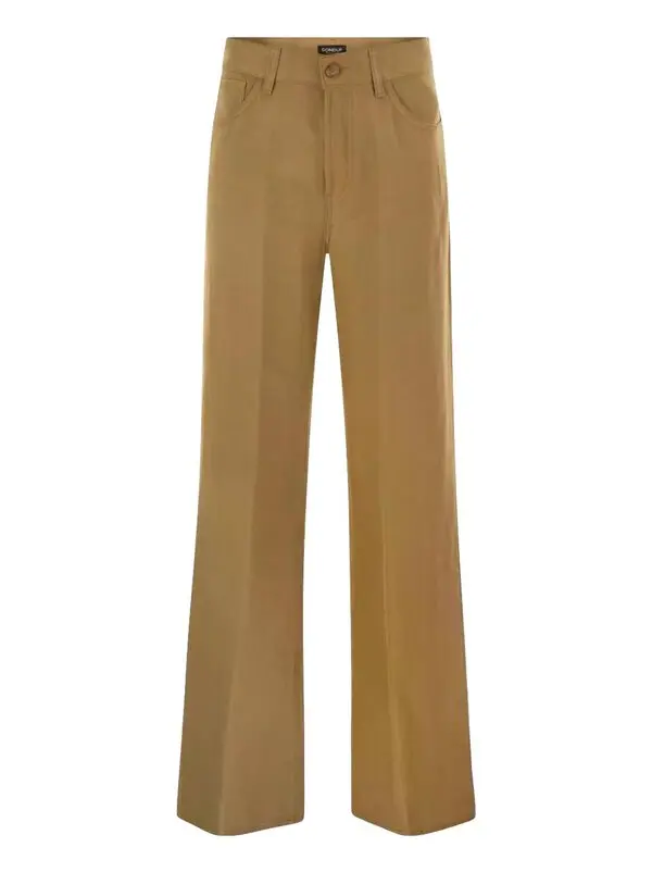 DONDUP Five-pocket Wide Leg Trousers - Brown